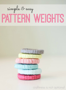 simple & easy pattern weights
