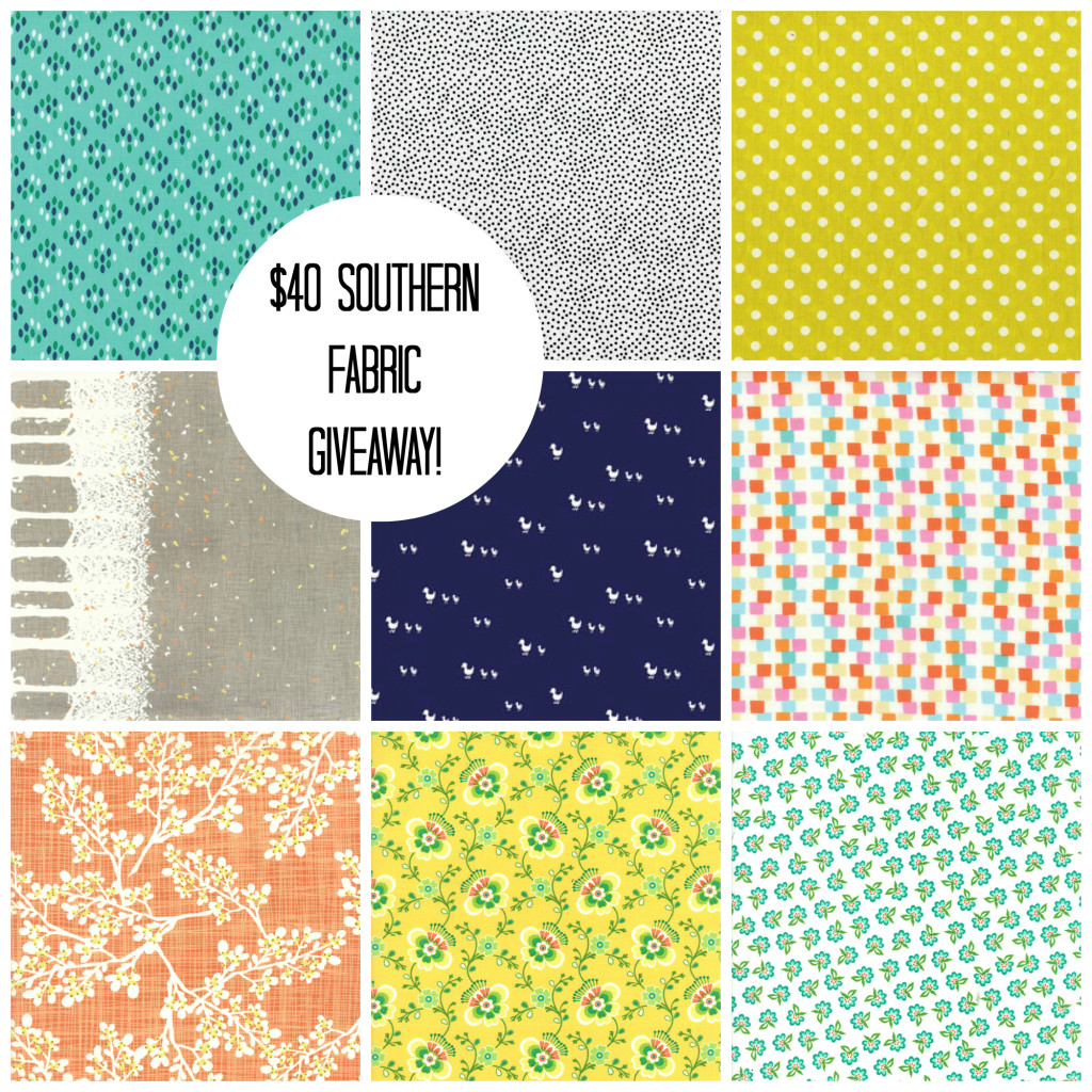southern fabric $40 giveaway!