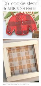 DIY cookie stencil hack