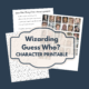 Wizarding Guess Who? Printable